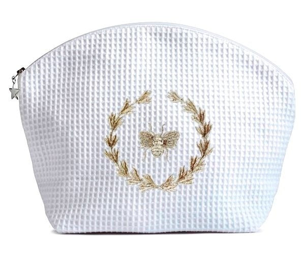 Travel Toiletry Bag Bee Wreath l Women Pretty Cosmetics Bags l ...