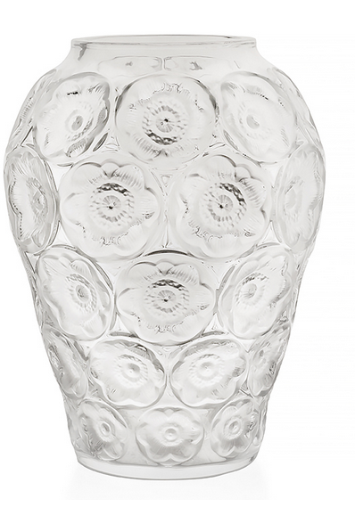 Lalique Anemones Vase MS Clear – jadeplusamber